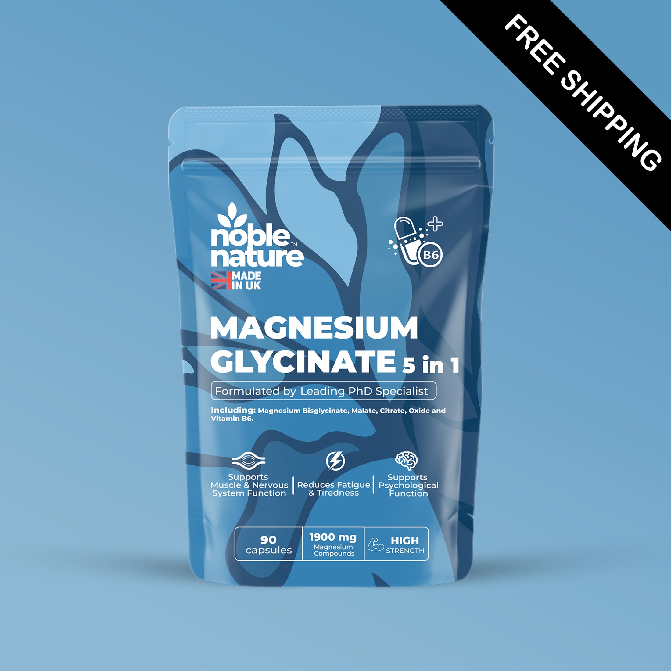 Better Sleep Magnesium Glycinate Formulated by PhD Expert Max Strength ...